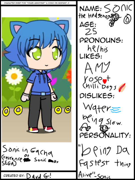 My Character (Sonic) - ibisPaint