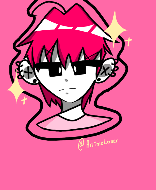 ♡💖Pink emo🖤♡ - ibisPaint