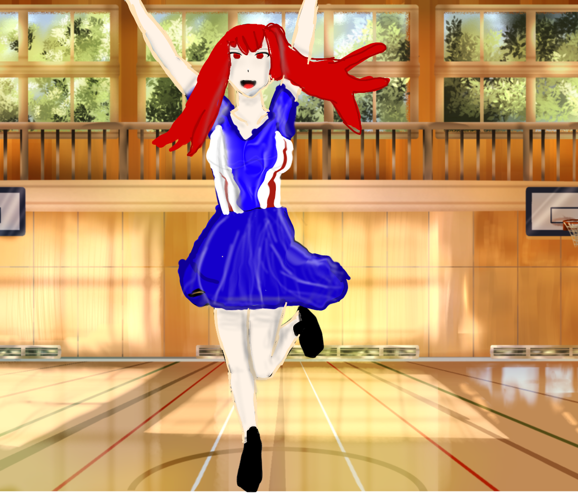 Cheerleader but gym - ibisPaint