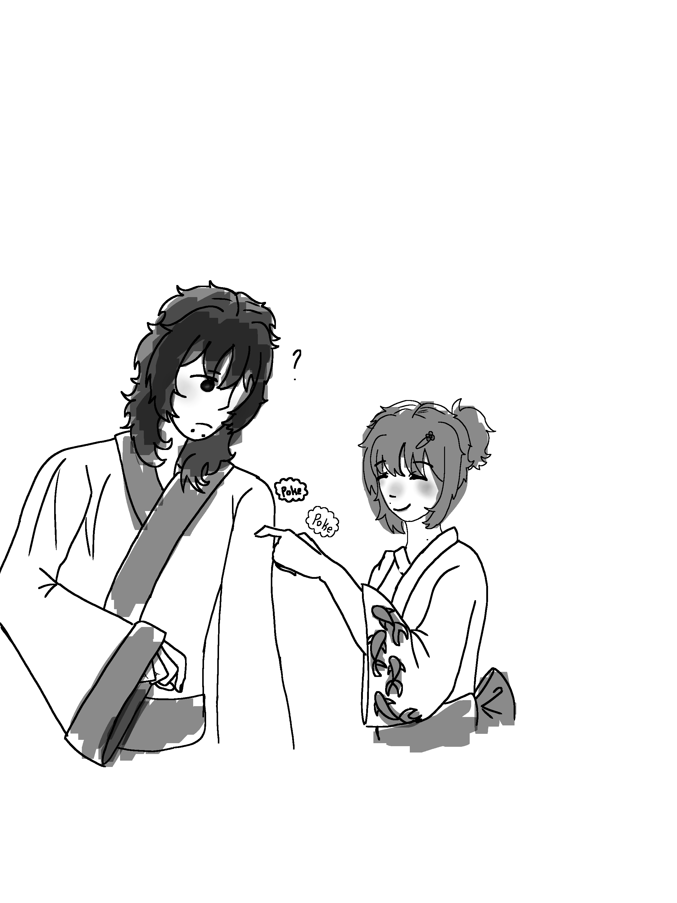 my friend's and my oc 🗿 - ibisPaint