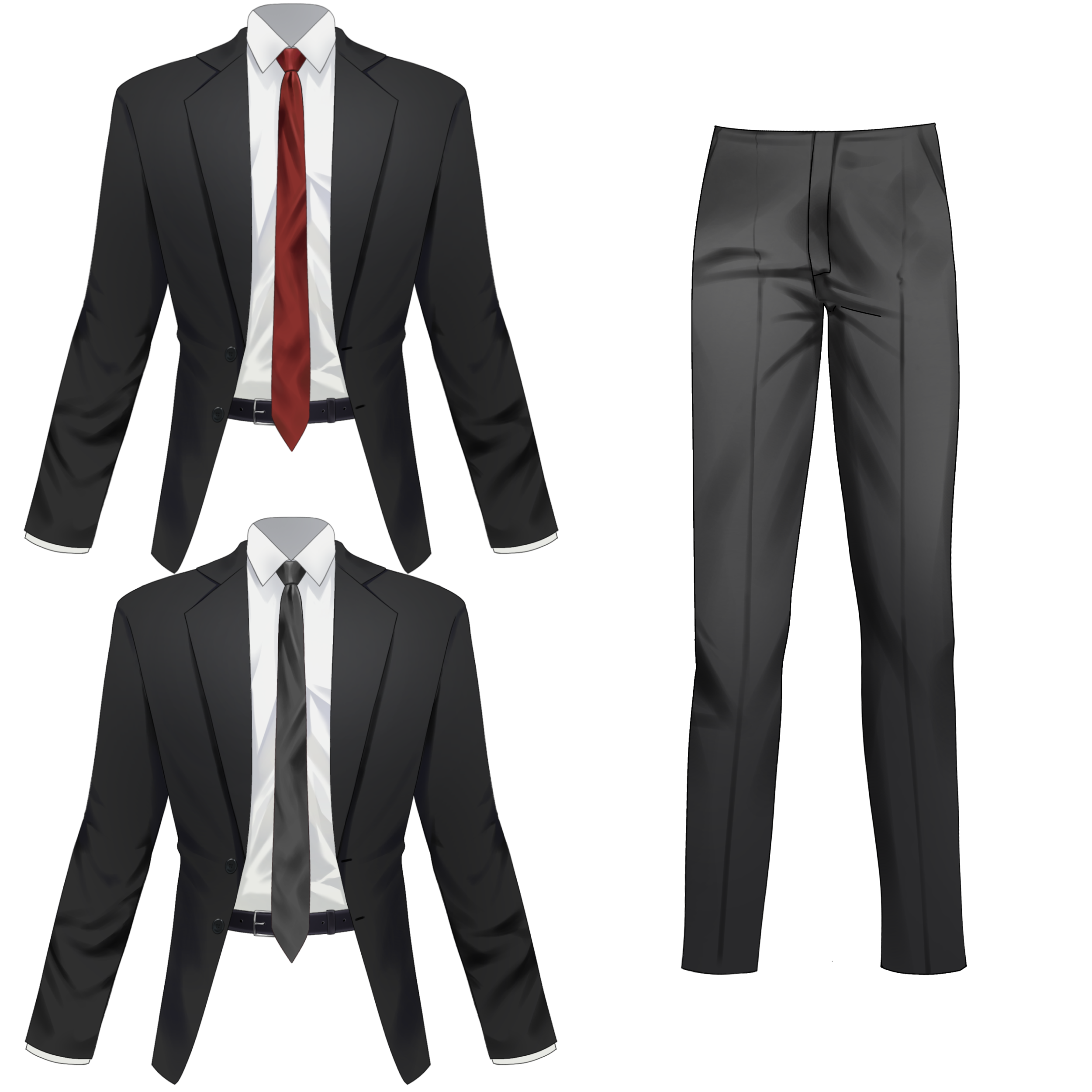 Formal Clothes (Black) - ibisPaint