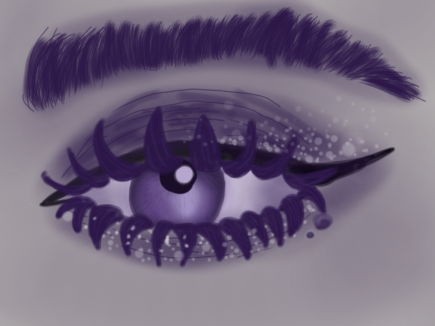 Violet eye - ibisPaint