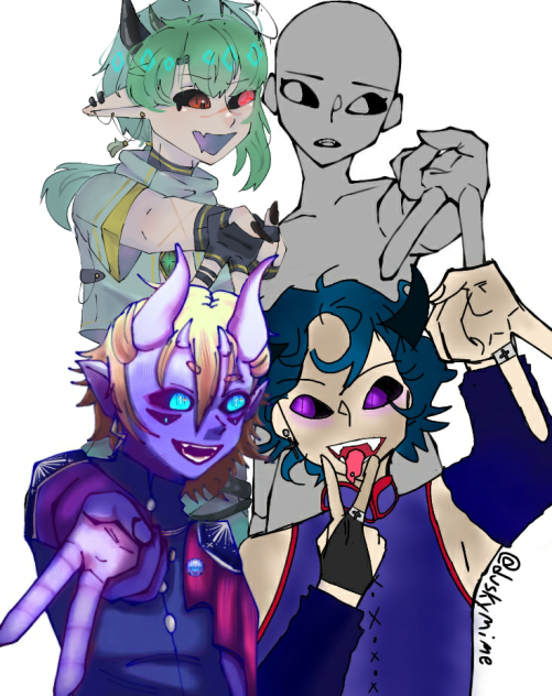 Demon Oc Collab! - ibisPaint