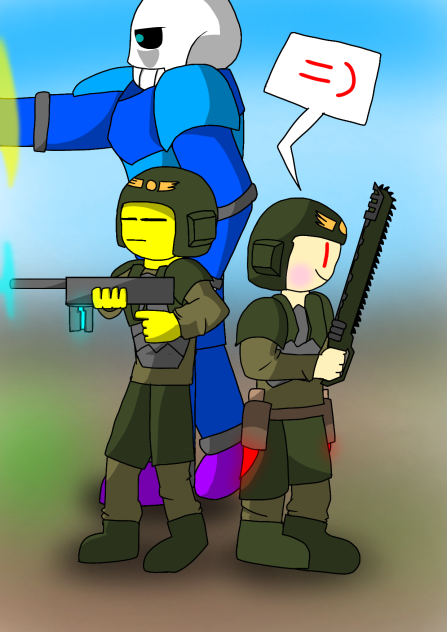 in this world...there is only war - ibisPaint