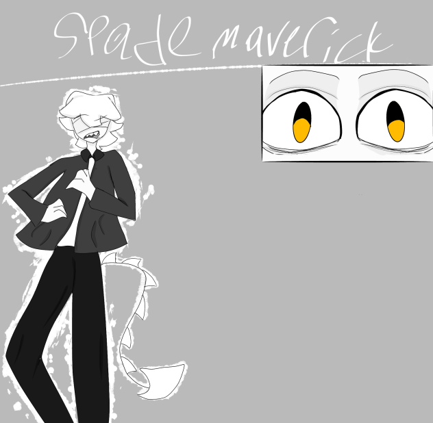 Spade Maverick OC drawing - ibisPaint
