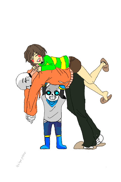Underswap drawing #1 - ibisPaint