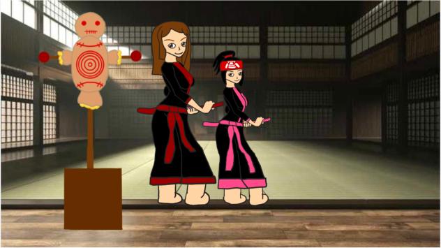 Wendy And Suzume's Training Dojo. - ibisPaint