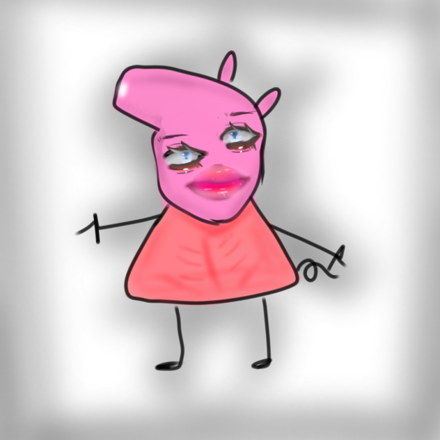 yassified peppa pig - ibisPaint