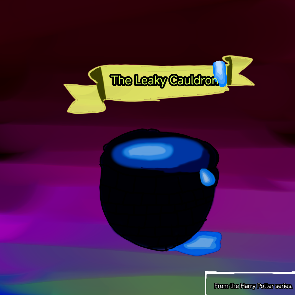 The Leaky Cauldron Logo - ibisPaint