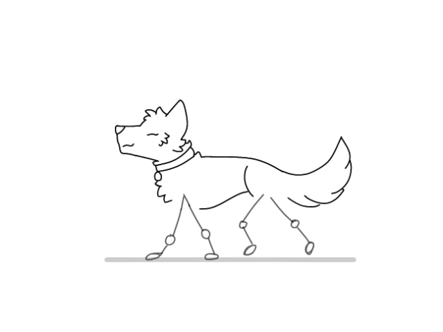 Walking practice - ibisPaint