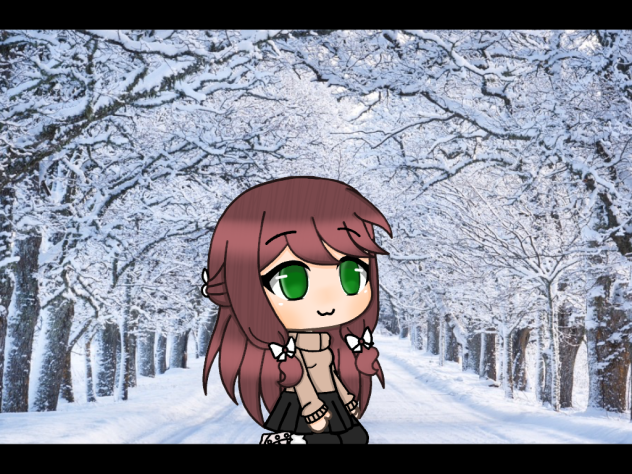 snowy weather - ibisPaint