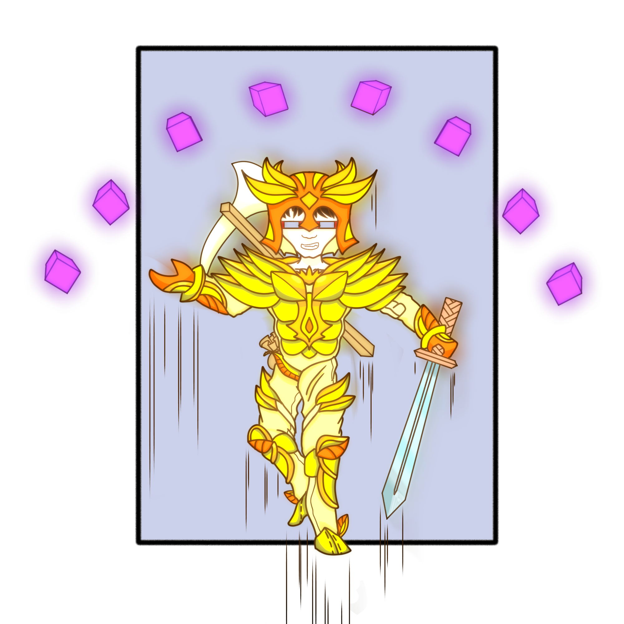 Captain Sparklez Vault Hunters Gear - ibisPaint