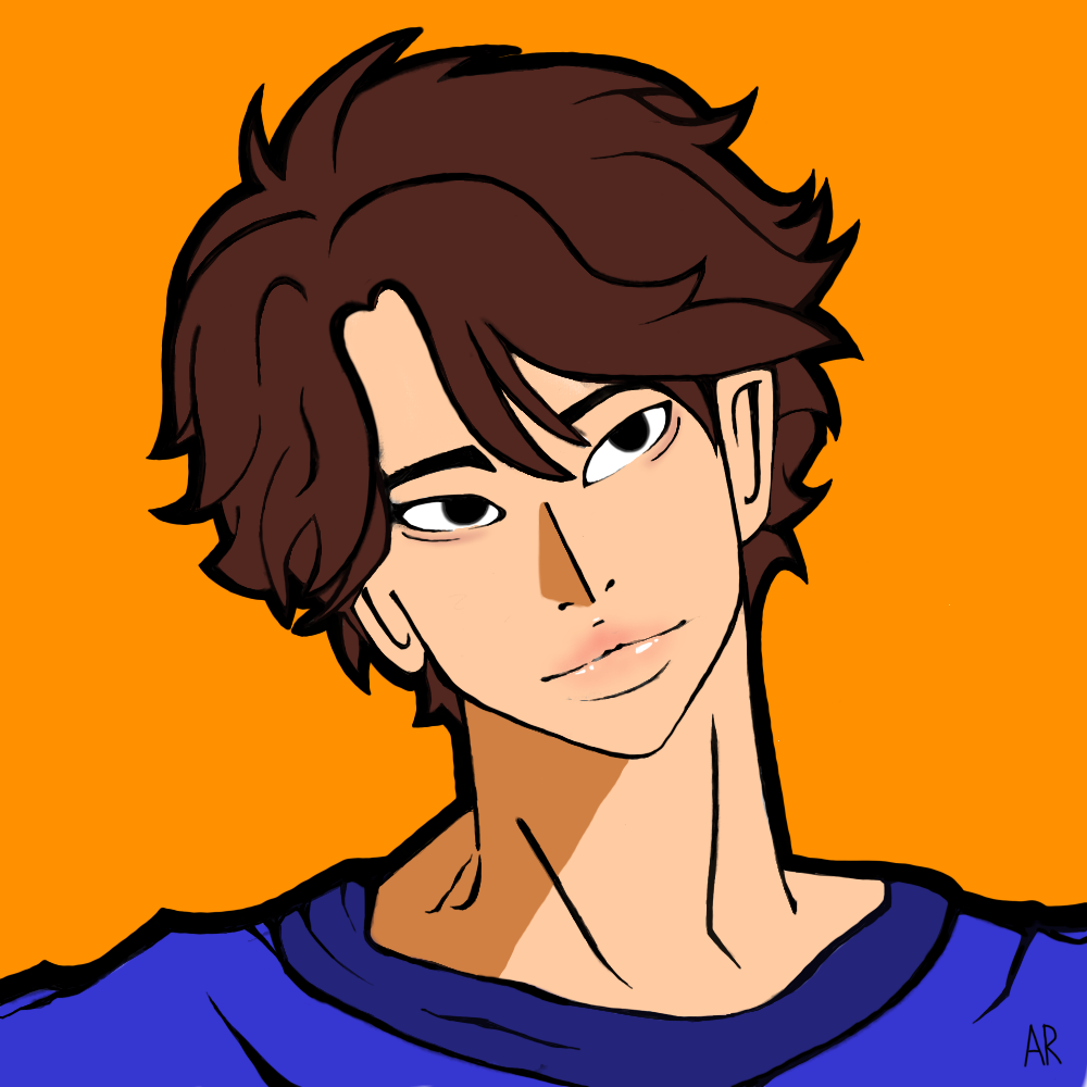 Boy digital sketch - ibisPaint