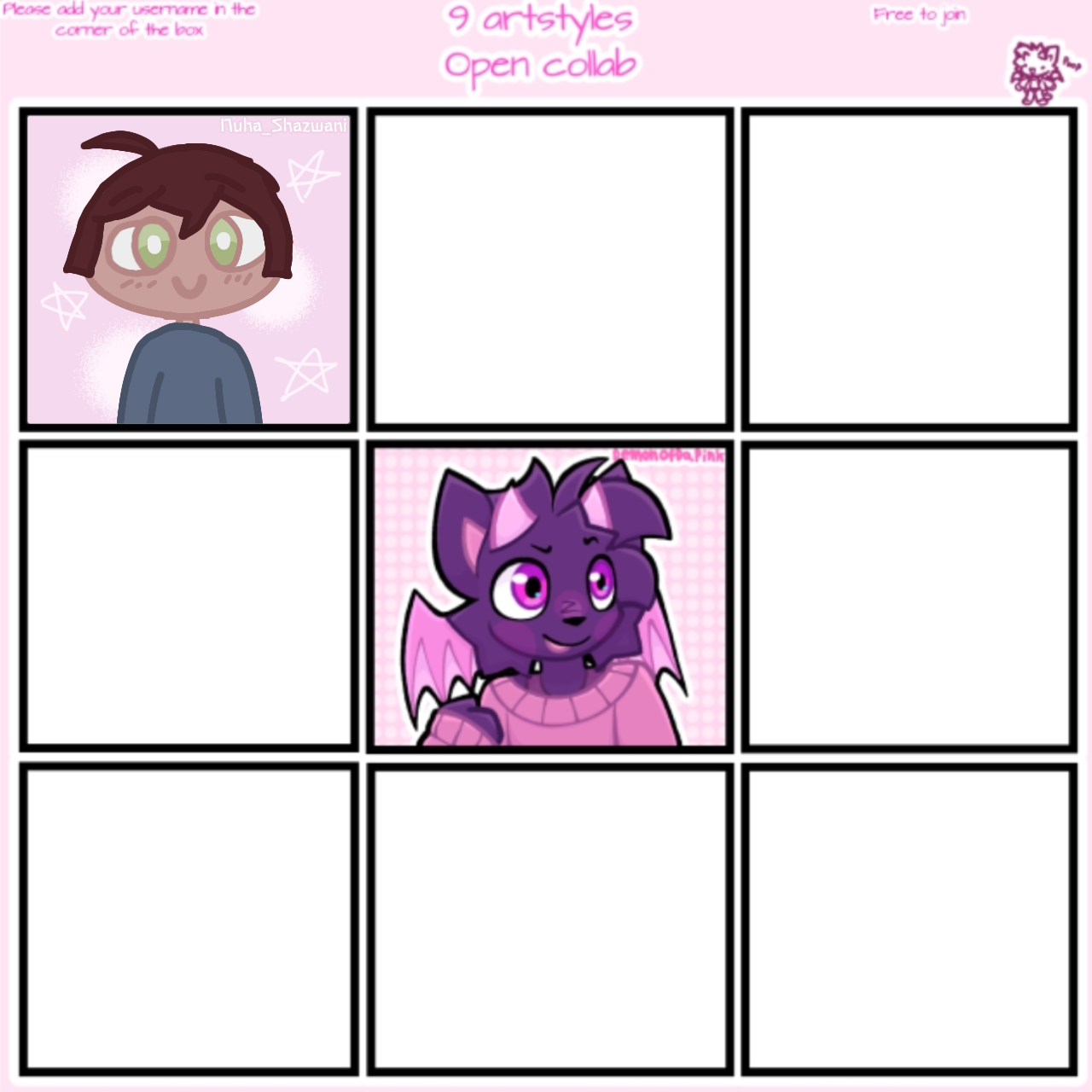 9 Styles Collaboration - ibisPaint