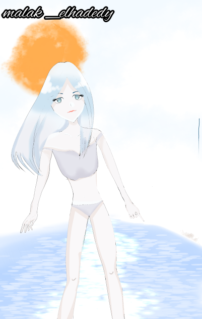in the Beach - ibisPaint