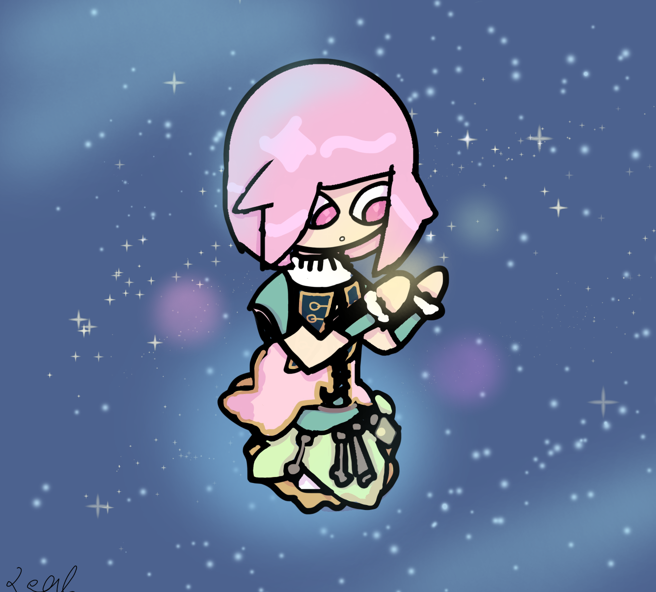 Emu as Peter Pan - ibisPaint