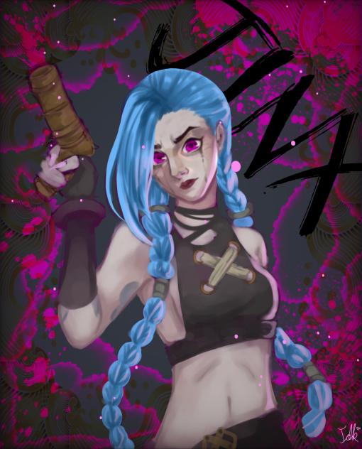 jinx🩷🩵 - ibisPaint