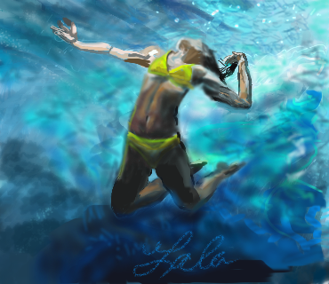 Under the surface - ibisPaint