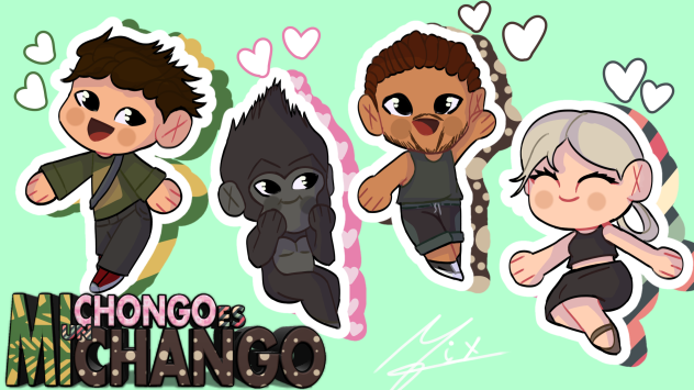 Mi chongo es un chango 💛💛 - ibisPaint