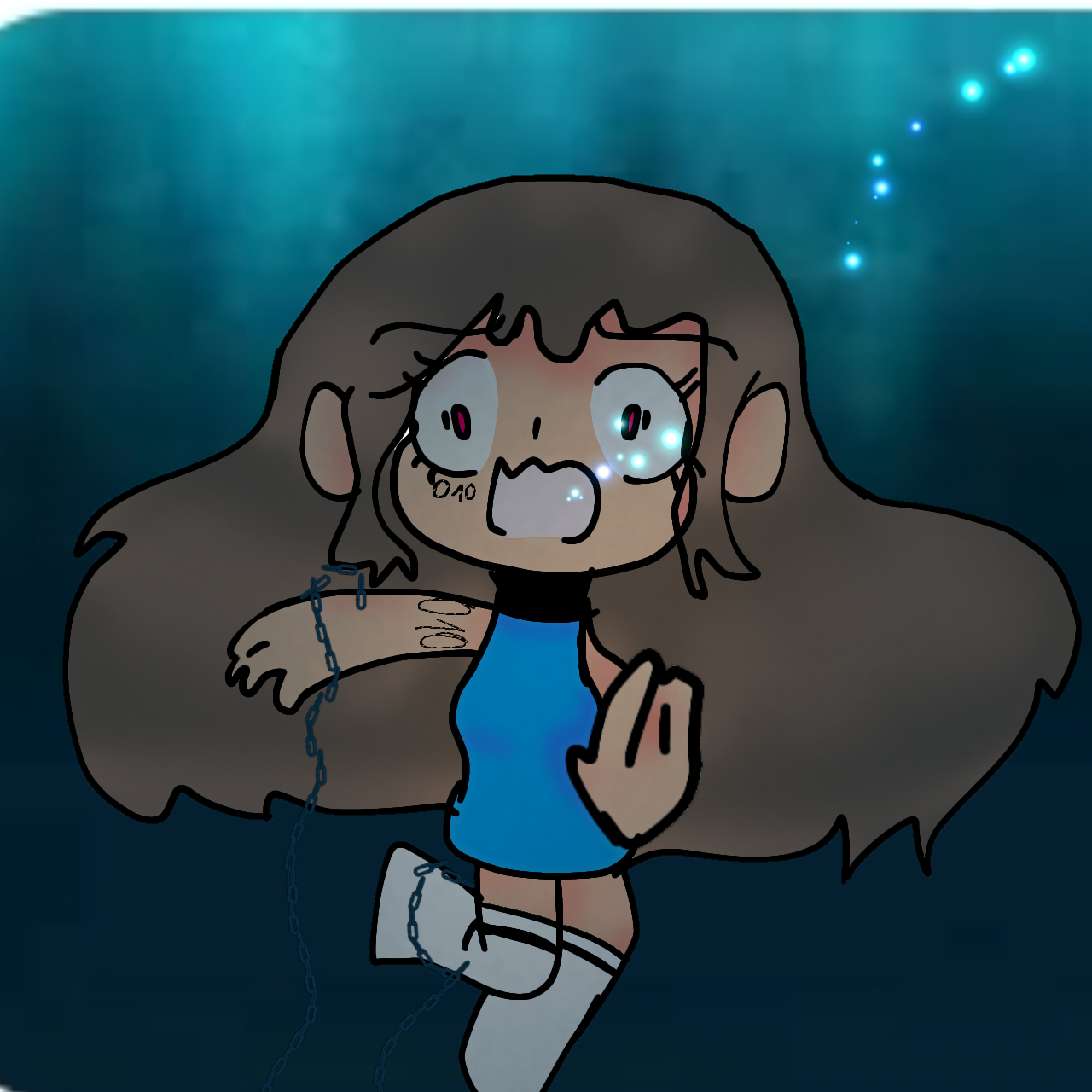 Drowned in the sea - ibisPaint