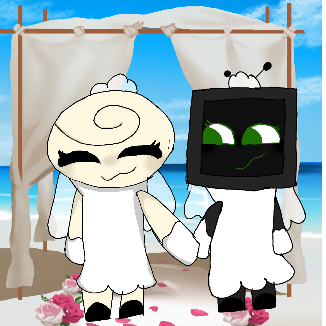 THE WEDDINGGG!!! Shellivision!! 🐚📺! l - ibisPaint