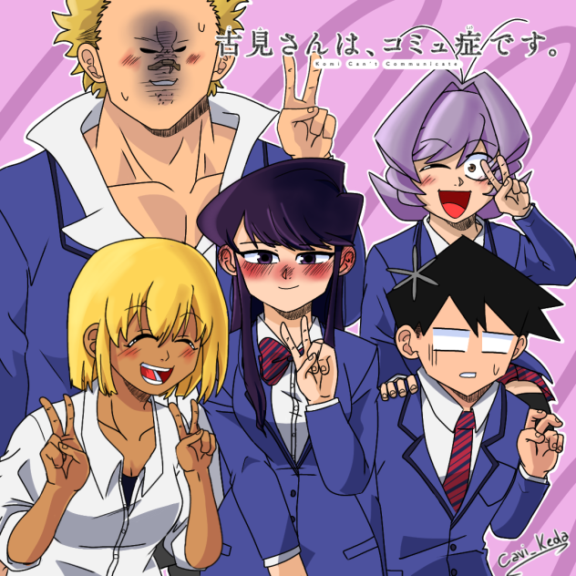 Komi and his friends - ibisPaint