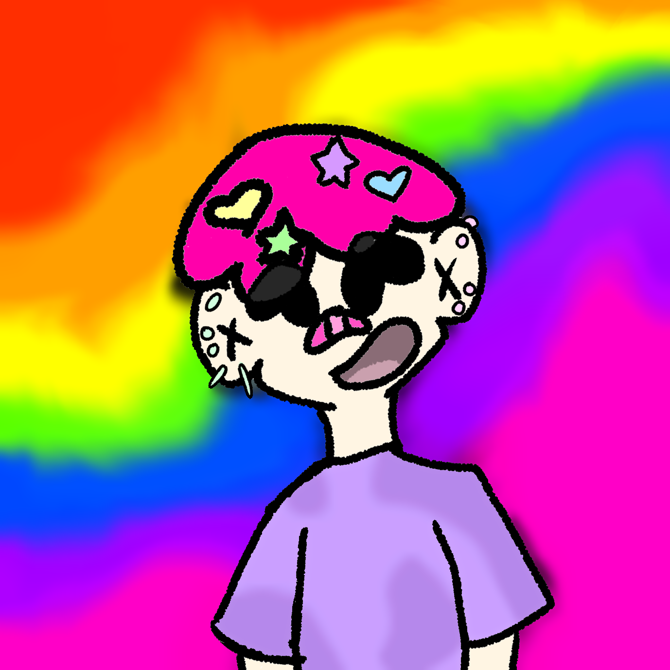 was blasting hyperpop while making this - ibisPaint