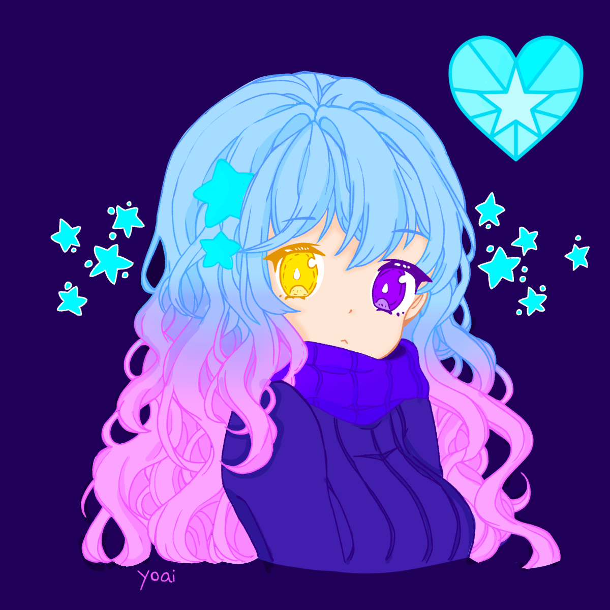 Stella Galaxy Nintai (Coloring) - ibisPaint