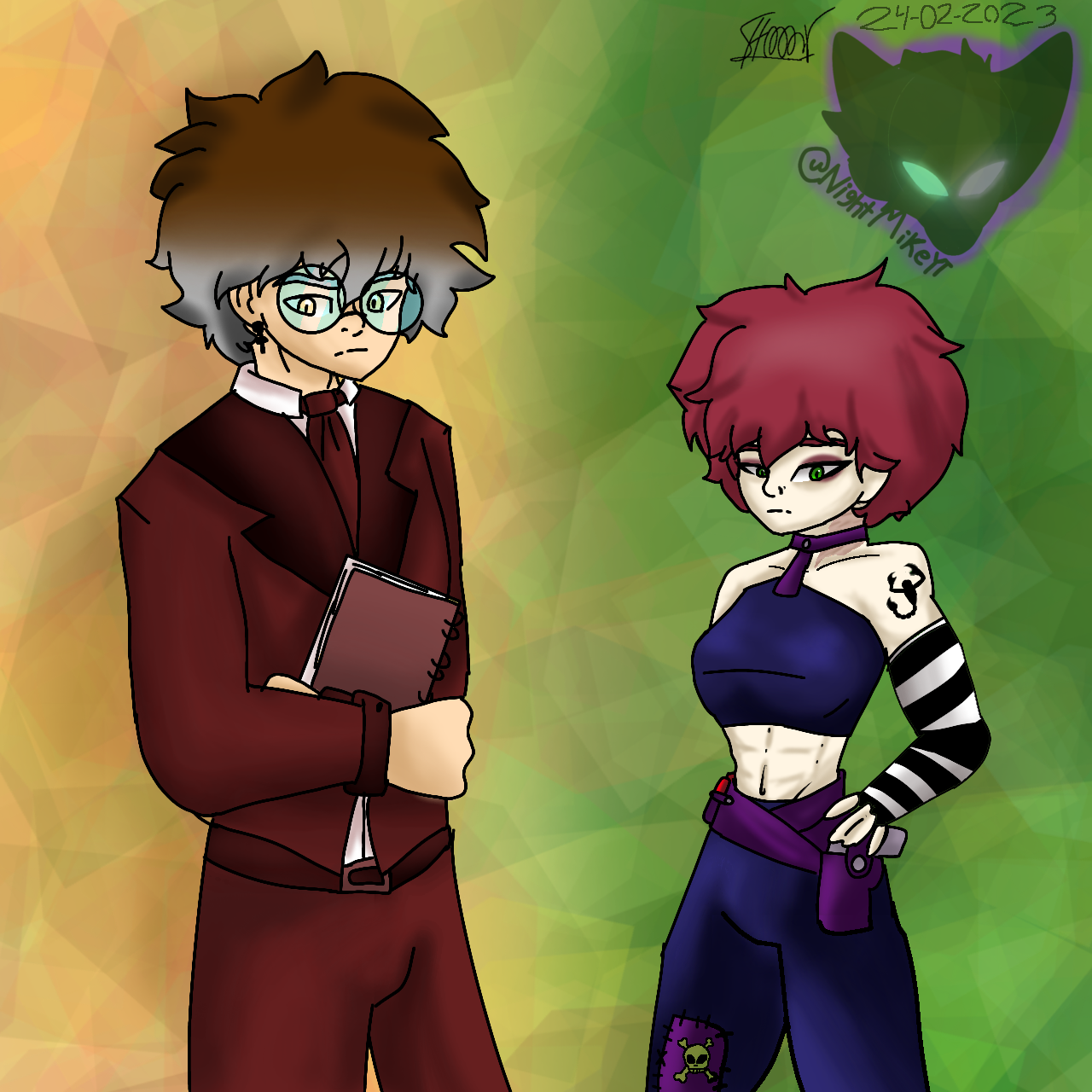 the two wayward boys - ibisPaint