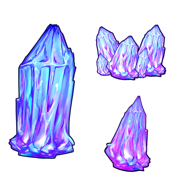 crystals - ibisPaint