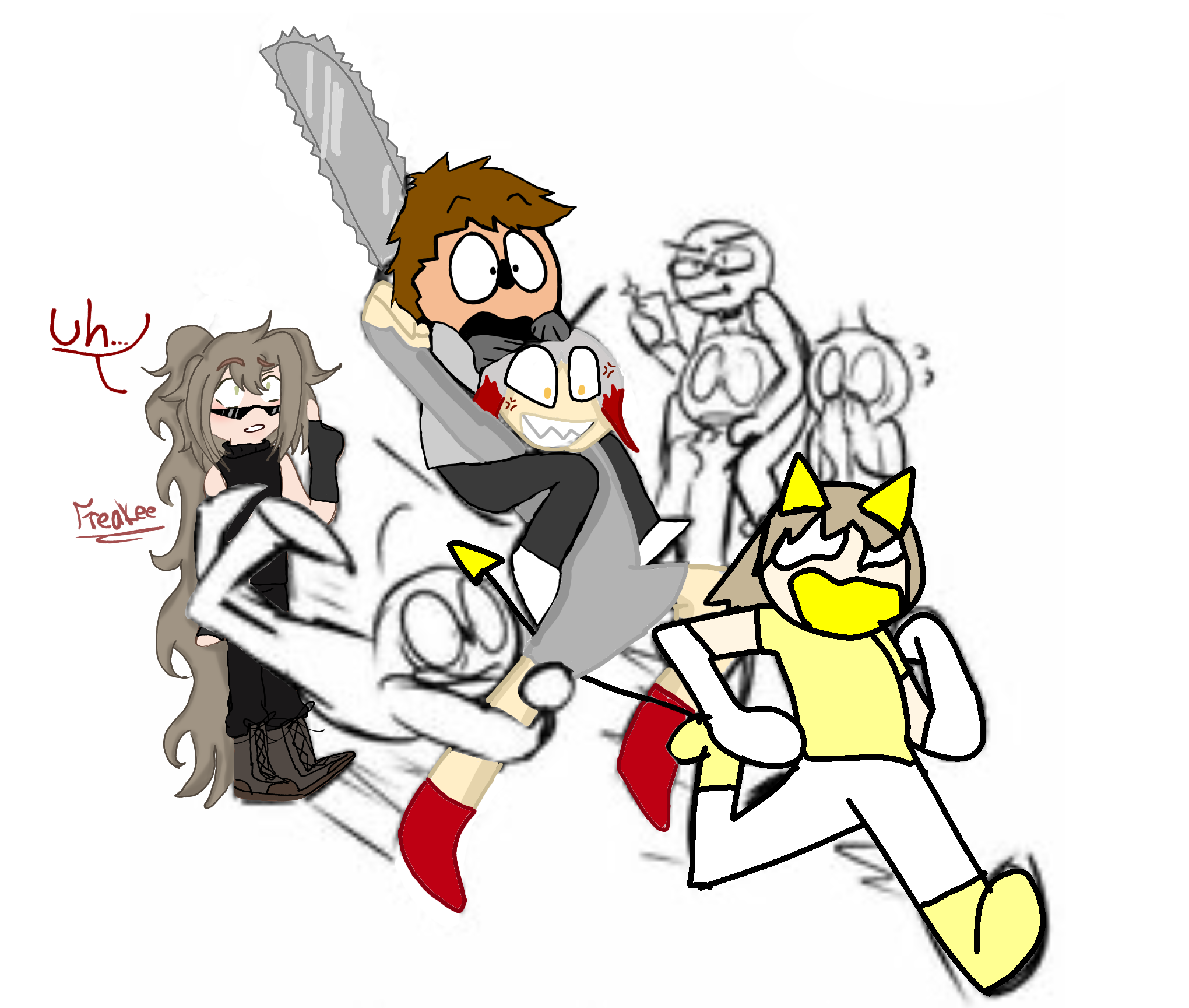 strong lady - ibisPaint