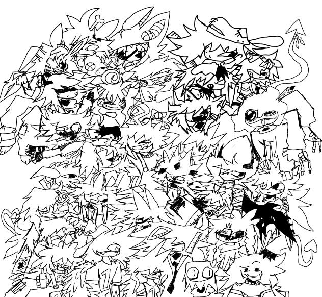 Fpe...all of my student oc - ibisPaint