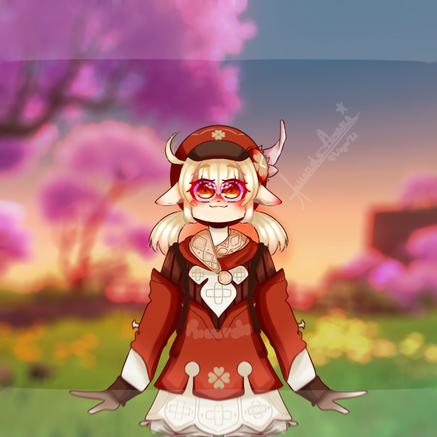 klee fan art from genshin impact - ibisPaint