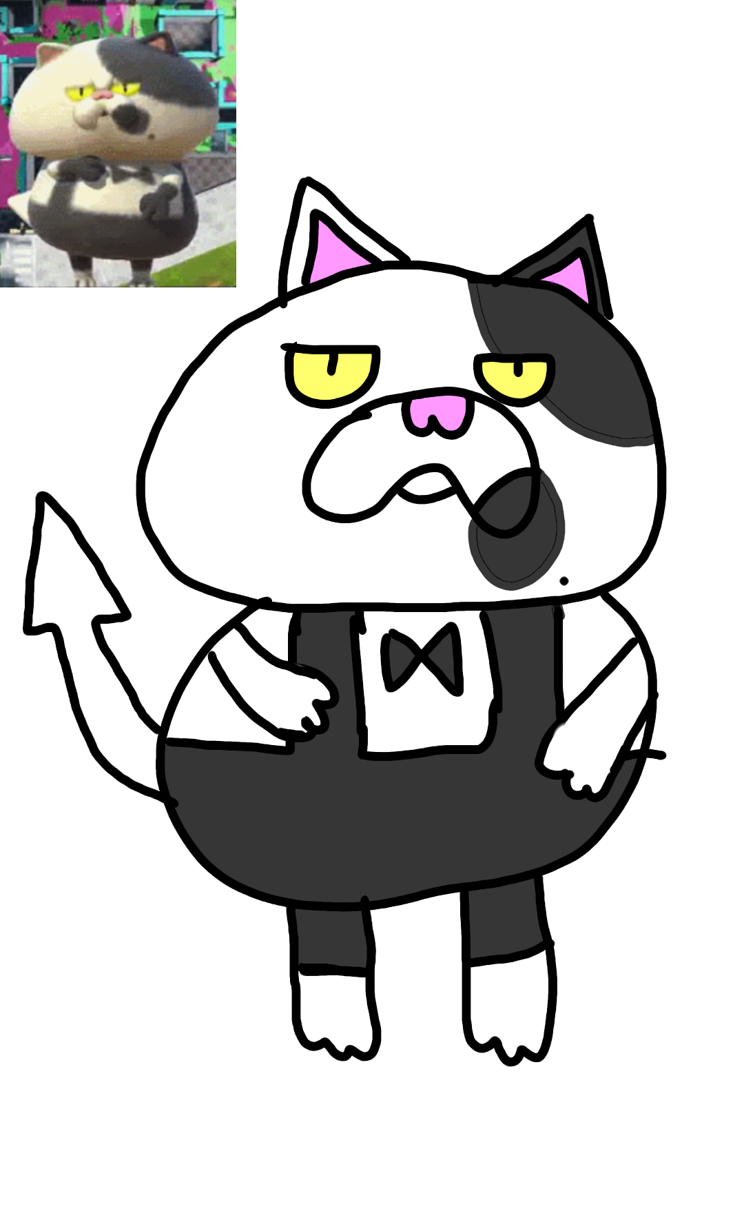 Judd The Cat from Splatoon - ibisPaint