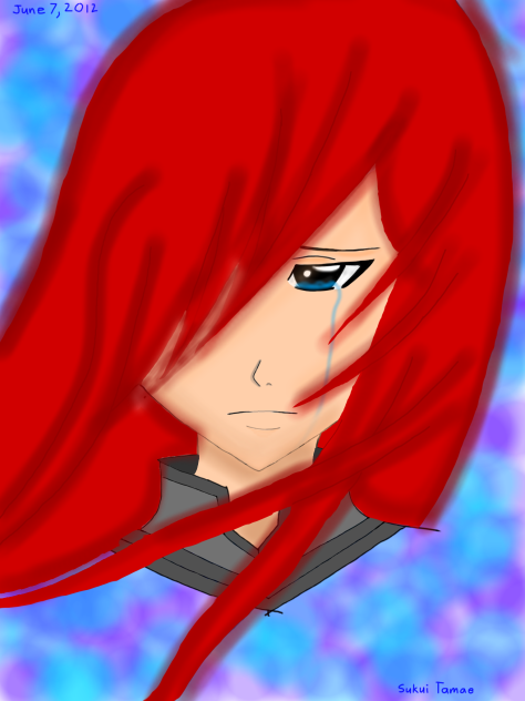 Erza of Fairy Tail fan art - ibisPaint