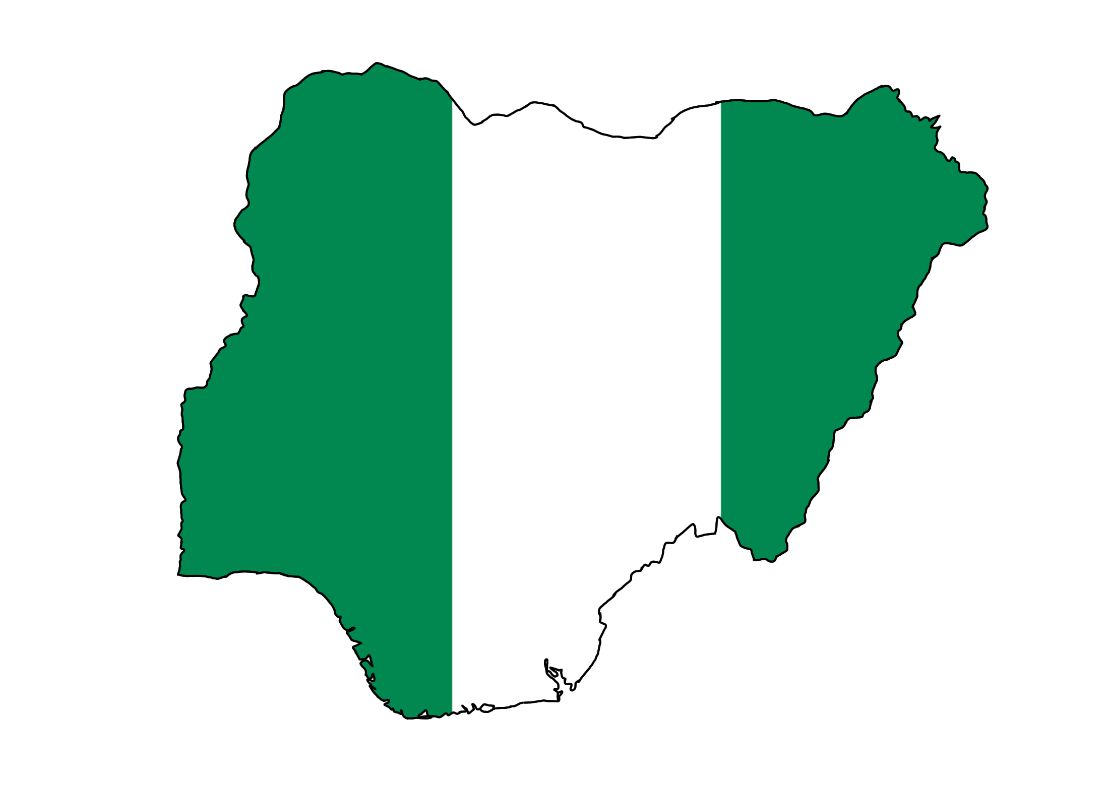 draw a map of Nigeria - ibisPaint
