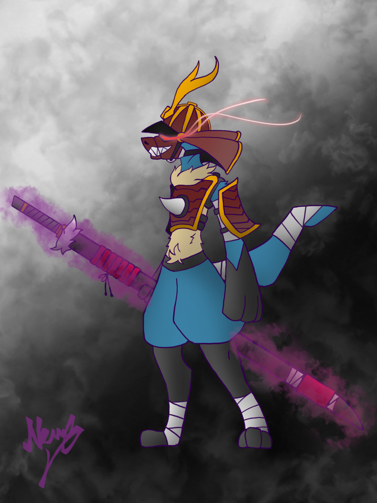 samurai Lucario - ibisPaint