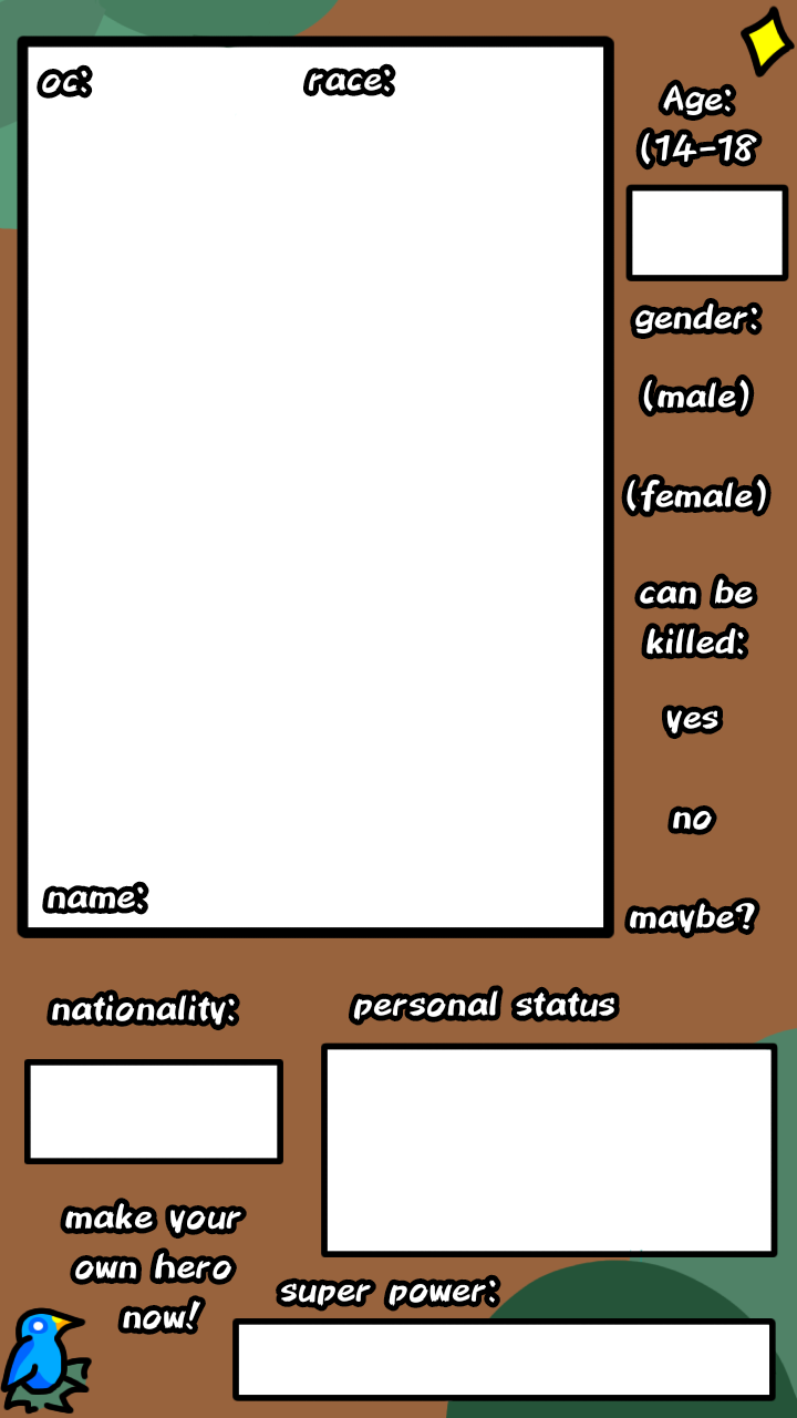 Useless Hero oc sheet - ibisPaint