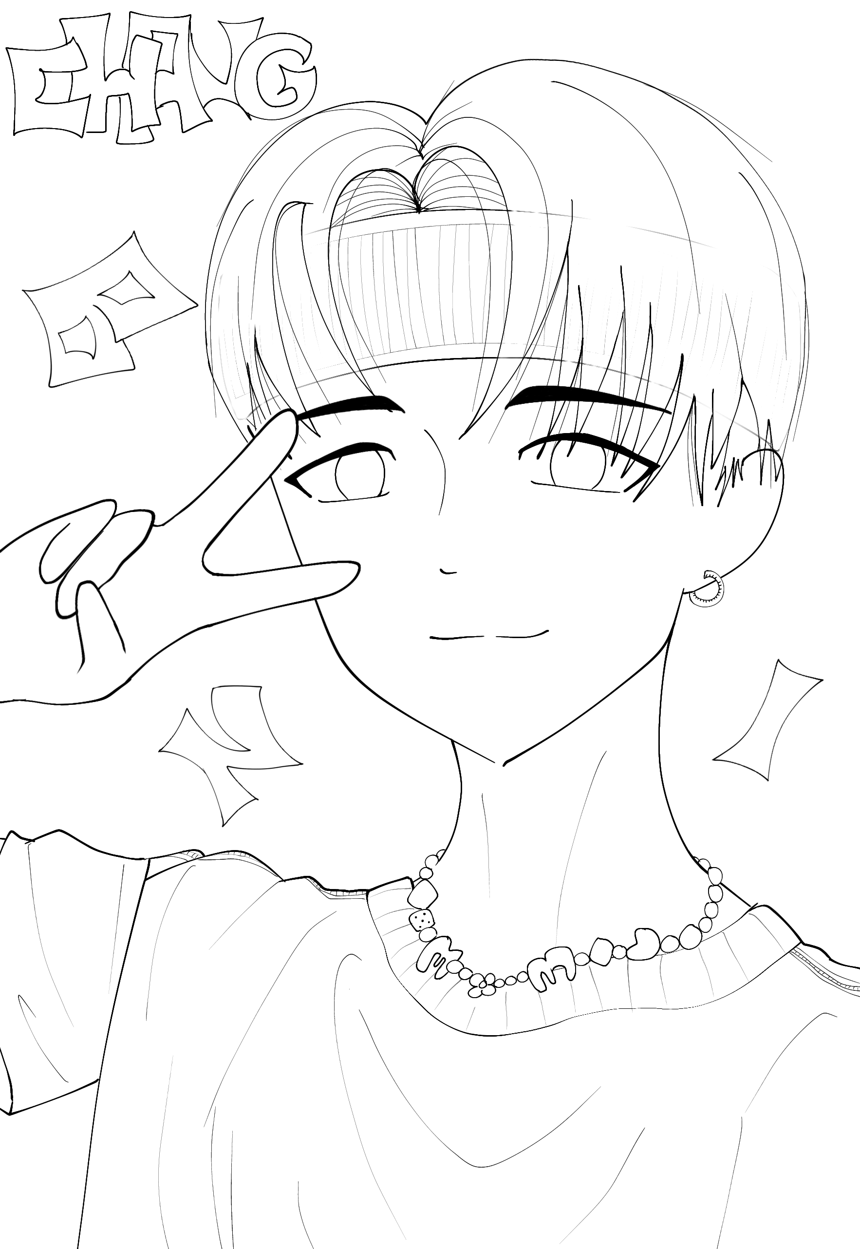 Chang Bin (line art) - ibisPaint