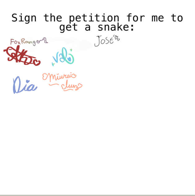 good luck with the snake! - ibisPaint