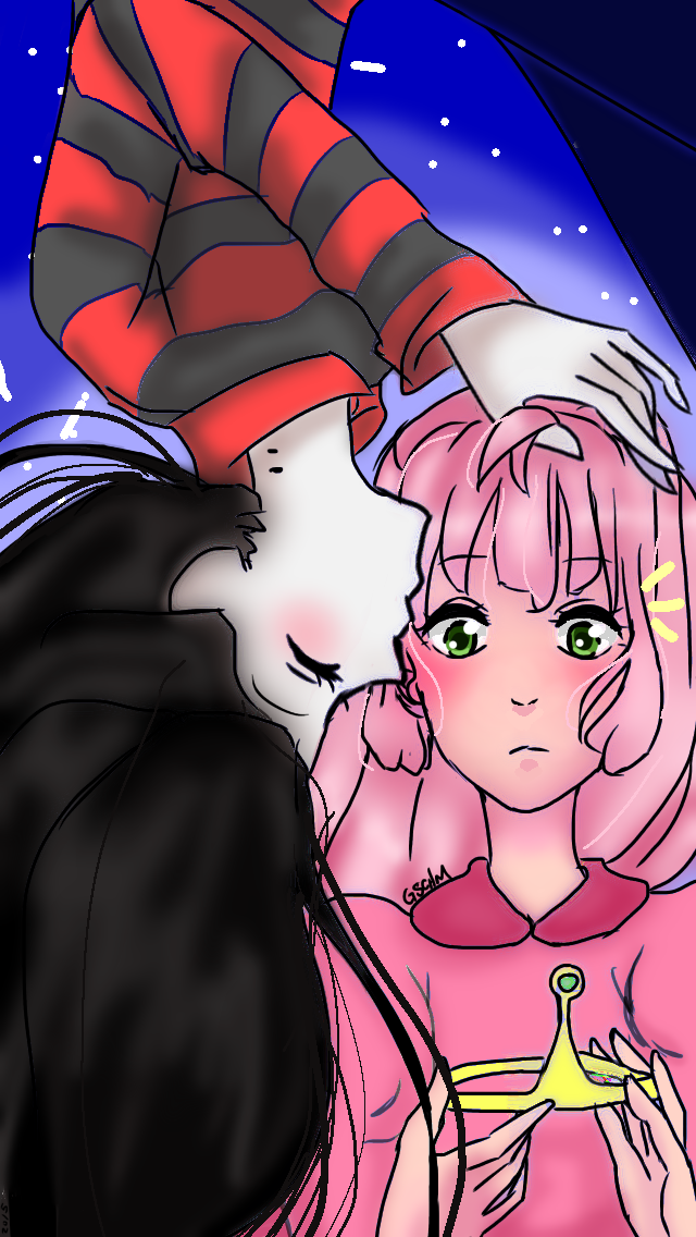 Marceline x Bubblegum speedpaint - ibisPaint