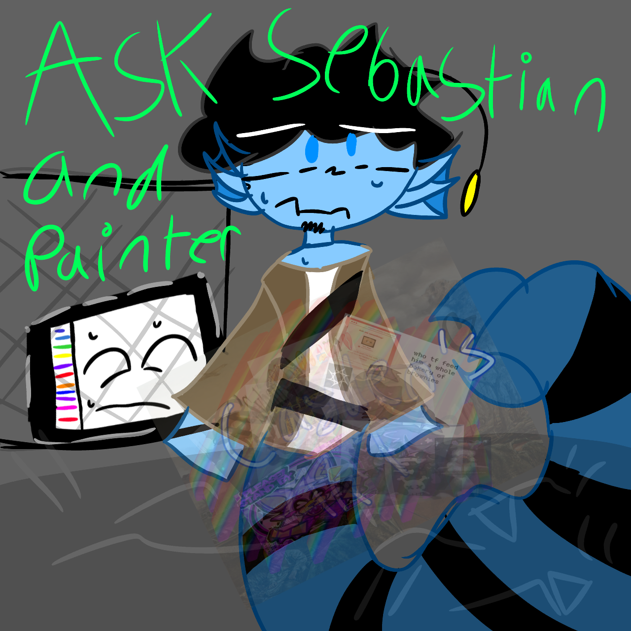 ask Sebastian and painter - ibisPaint
