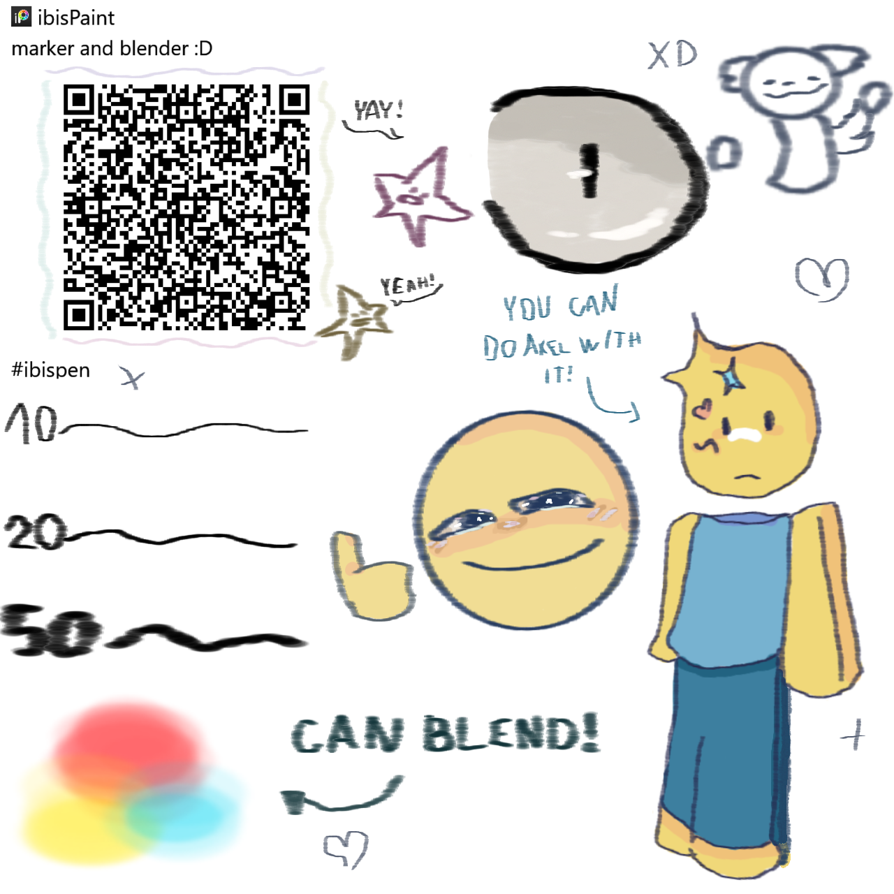 marker and blender - ibisPaint