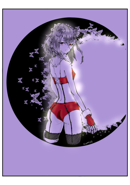 Butterfly moon - ibisPaint