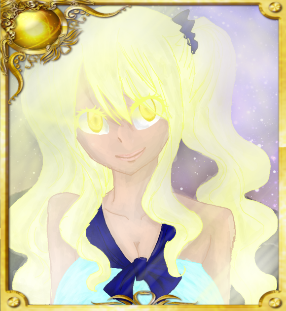 Lucy heartfilia golden card SSSR - ibisPaint