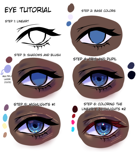 Eye Coloring Tutorial - ibisPaint