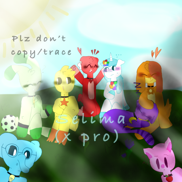 Smiling critters - ibisPaint