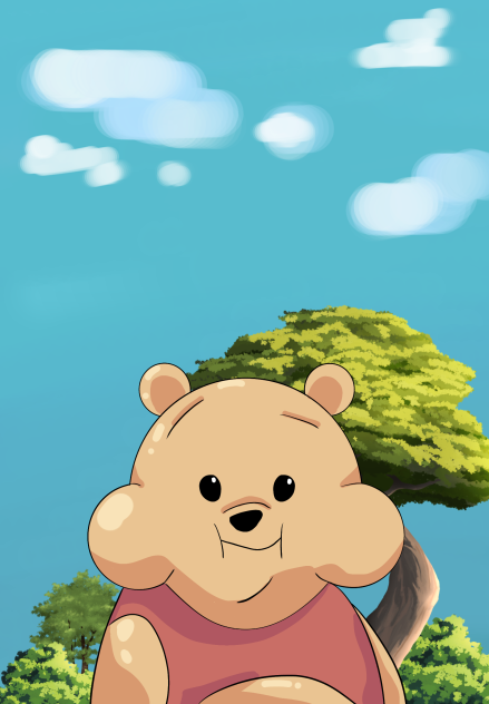 Chubby Winnie the Pooh - ibisPaint