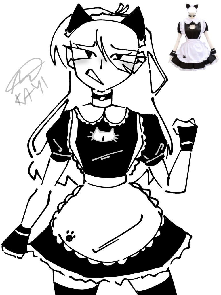 maid dress….. - ibisPaint
