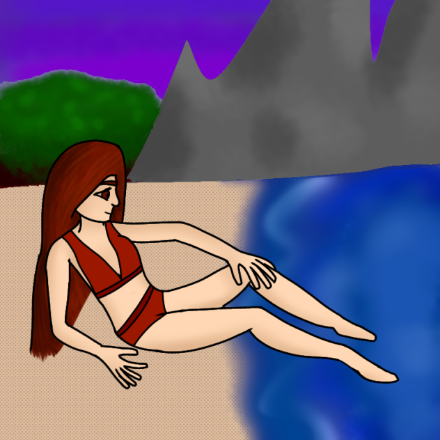 Last night on The Beach - ibisPaint